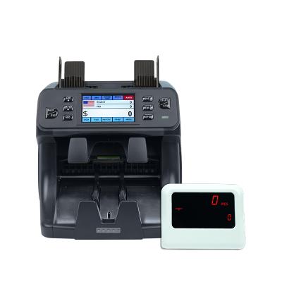 China SH-208C Portable Rechargeable Bill Counter Sorter With UV MG IR Double CIS for sale