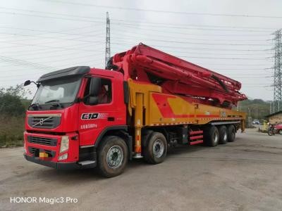 China Industrieel 32 meter pomptruck cementpomp vernieuwde apparatuur Te koop