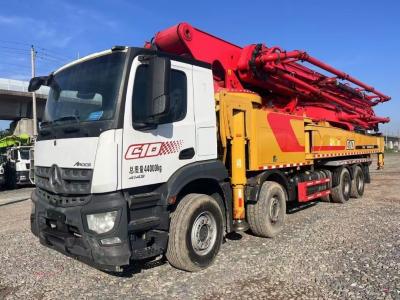Chine 180 m3/h Petit camion SANY monté sur béton Pompieur de béton 62m 4T pour bâtiments à vendre