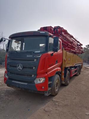 Chine 2ème main 56m SANY Boom Béton Pompes de camionnettes atteindre 360° Rotation à vendre