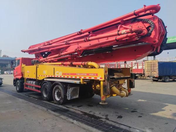 Quality Pre Owned Sany Boom Second Hand Pump Truck Heavy Duty High Pressure for sale