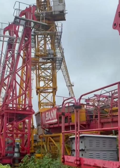 SANY Used Tower Crane with extended jib