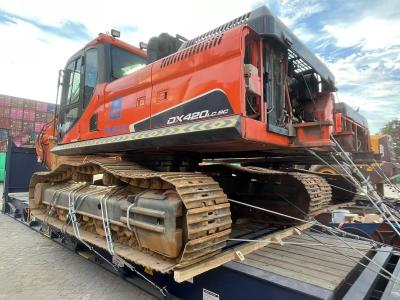 Chine Doosan DX420 LC-9C Crawler hydraulique excavateur pour les opérations minières / ingénierie municipale à vendre
