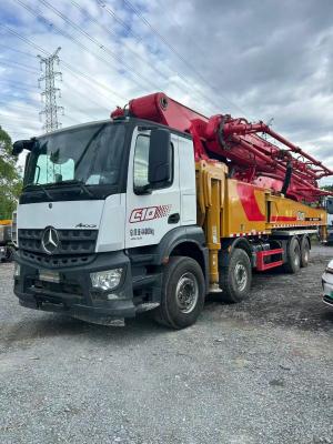 중국 SANY 2020 62m 콘크리트 펌프 트럭 (메르세데스-벤츠 섀시) 판매용