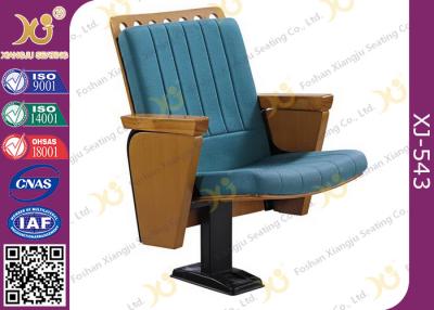 China Fireproof Iron Frame Audience Seating Chairs For Lecture Hall Auditorium for sale