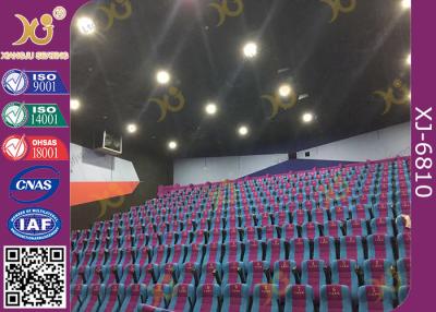 China Os PP que o braço com a cadeira do assento do teatro do suporte de copo pode ser empurram para trás à venda