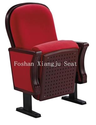 China Pu-de Zaalstoelen van de Schuim Houten Lezing die Staalvoeten voor Publieksplaatsing worden koudgewalst Te koop