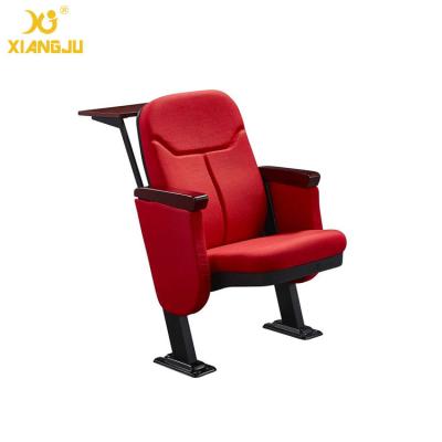 China dobradura Seat do metal da dimensão de 550mm fixado em cadeiras de salão de leitura do assoalho com a tabela na parte traseira à venda