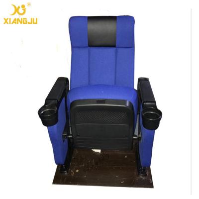 China Assento luxuoso da sala do teatro do cinema de Salão Upwarp Seat com braço dobrável PP Shell à venda