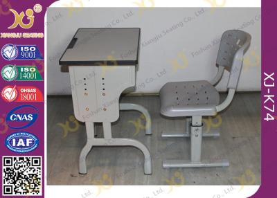 Cina Scrittorio della scuola e sedia durevoli per lo studio dei bambini, desktop del compensato con il bordo del PVC in vendita