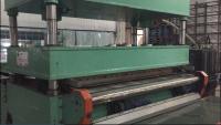 China Continuous Available Carpet Tile Cutting Machine 120cm Width 12 KW Total Power for sale
