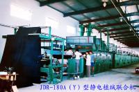 China Increase Dehydration Rate Flocking Machine With Hot Air Circulation Oven for sale