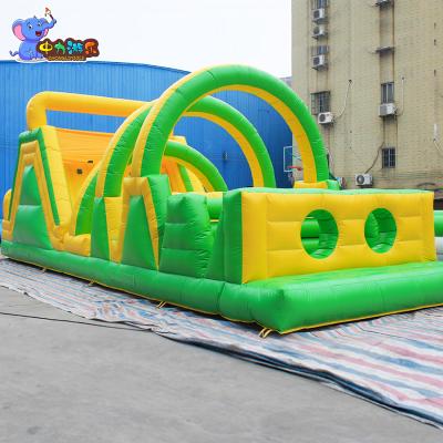 China Sport Game Inflatable Bouncy Castle Inflatable Obstacle Course Jumping Castle for sale
