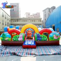 China Custom Inflatable Bouncy Castle Slide Combo for Kids 3-12 Years CE Certified for sale