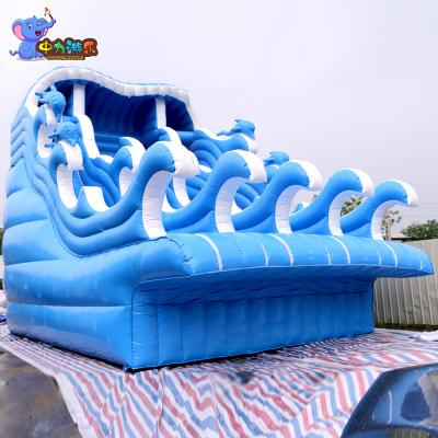 China Wet Dry Industrial Inflatable Water Slide Bouncer Quick Inflation ODM for sale