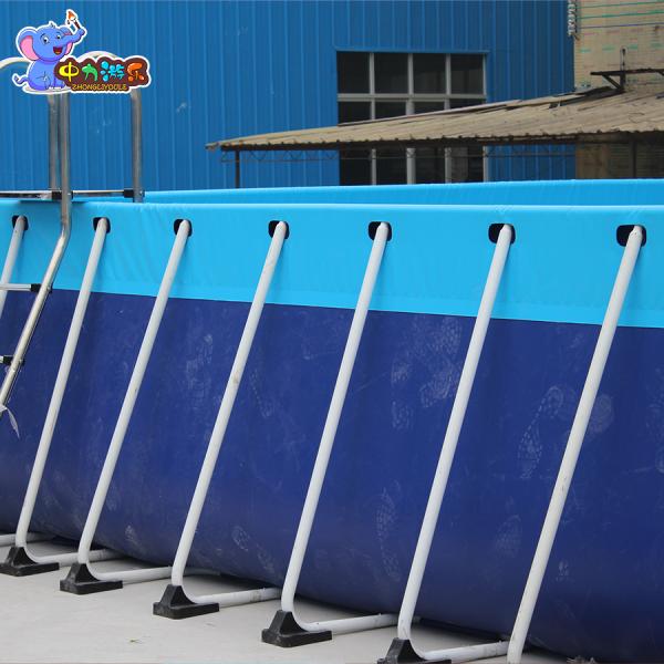 Quality Removable Outdoor Portable Temporary Swimming Pool Metal Frame Custom for sale