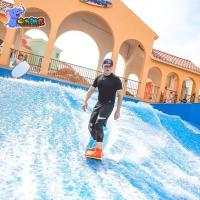 China Adjustable Surf Wave Simulator 37KW Single Person 4-5m x 13m Water Park Equipment for sale
