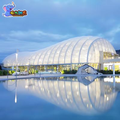 China Outdoor Architecture Tensile Membrane Structure Steel Membrane Structure for sale