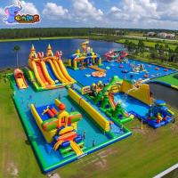 Quality Large Inflatable Water Park Water Obstacle Course Electric Obstacle Course for sale