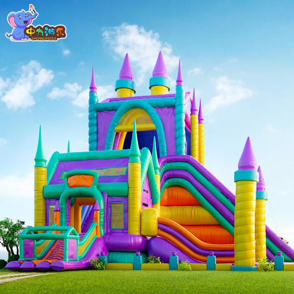 Quality Customization Inflatable Bouncy Castle Slide Inflatable Water Slide for sale