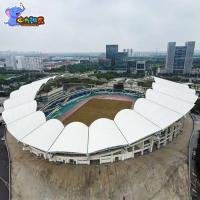 China Large Span Steel Membrane Structure Building PTFE Roof for Sports Stadiums 100m for sale