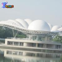China Large Span Steel Membrane Structure Building PTFE Roof for Sports Stadiums 100m for sale