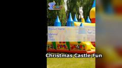 Christmas Inflatable Castle Fun For Kids