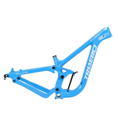 China Toray T700 carbon Enduro Bike Frame for Mountain Bikes Rear Rock travel 210*55mm for sale