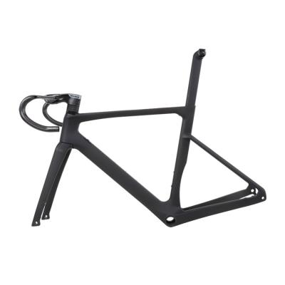 China Black road bike frame Super light racing road bicycle frame with T700 carbon Material 2 Years Warranty for sale