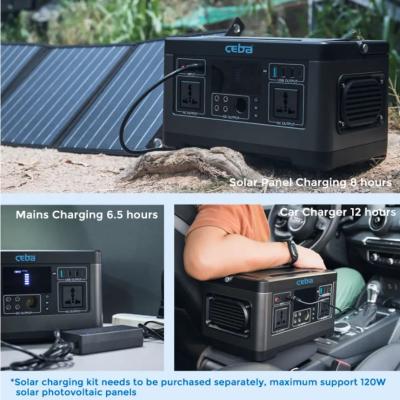 Cina Centrale elettrica solare di campeggio portatile all'aperto del generatore 110V 220V 500w di energia solare in vendita