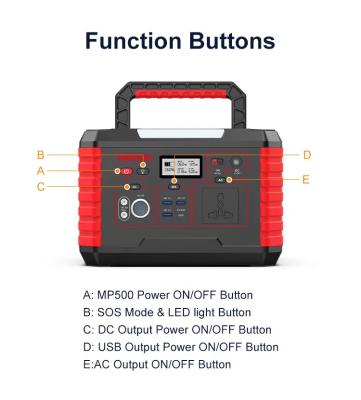 Cina 140400 MAh Emergency Portable Power Station 500W ricaricabile in vendita