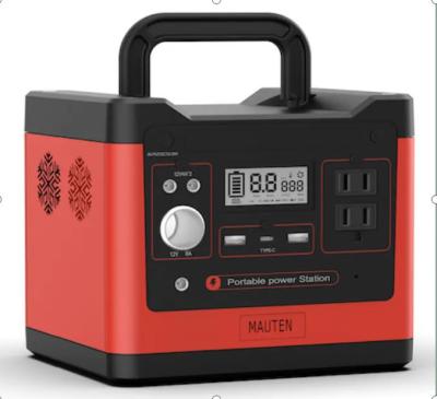 China central elétrica de energias solares portátil de 320W 110V 220V 240V com o soquete universal duplo da C.A. à venda