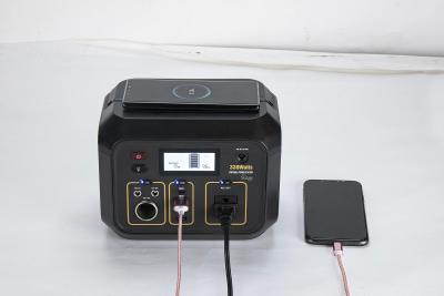 Cina Auto che determina la centrale elettrica di carico senza fili portatile di campeggio della centrale elettrica 330W 317.4Wh in vendita