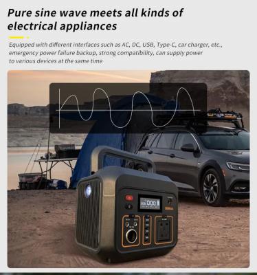 Cina Centrale elettrica portatile all'aperto mobile multifunzionale dell'alimentazione elettrica 500w in vendita