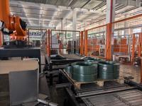 China CE ISO Automatic Palletizing System High Productivity 480V Palletizing Solutions for sale
