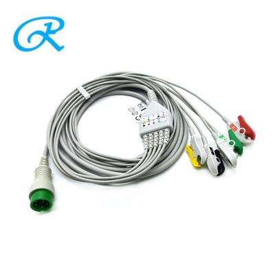 Cina Cavo del cavo ECG della clip 5 di colore creativo AHA/di IEC per il monitor paziente in vendita