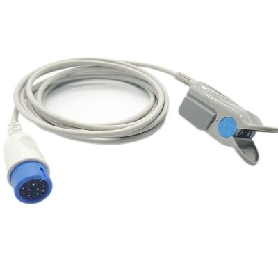 China Volwassen Geduldige Sensor 3m van Grey Medical SpO2 Lengte compatibile voor Comen Te koop