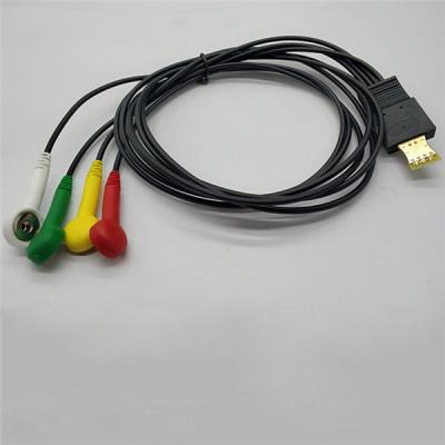中国 Schillerの医学の電極のスナップのコネクター、携帯用IEC Holterの鉛 販売のため