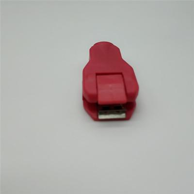 China Red Banana Needle To Tab EKG Adapter For Adult / Pediatric Multifunction Conversion for sale