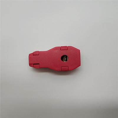China Red Banana Needle To Tab EKG Adapter For Adult / Pediatric Multifunction Conversion for sale
