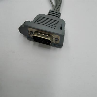 Cina Il Pin compatibile dei cavi 15 del cavo 7 di Holter ECG del DMS con i Leadwires rompe il bene durevole in vendita