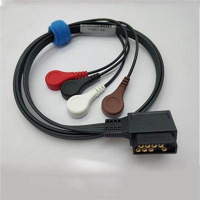 Китай Совместимый рекордер ECG HP Digitrak XT Holter привязывает тип стандарт кнопки 1metre AHA для терпеливого монитора продается