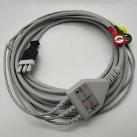 China Primedic ECG Trunk Cable , One Piece Ecg Electrode Cable IEC Standard With Snap for sale