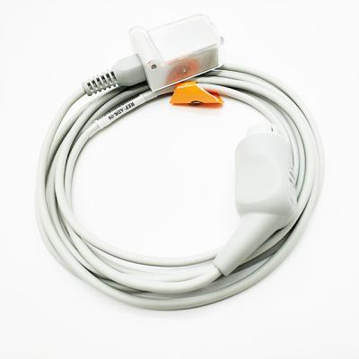China Datex 10 Pin Nellco Spo2 Cable Water Proof Reusable For Pediatric / Adult for sale
