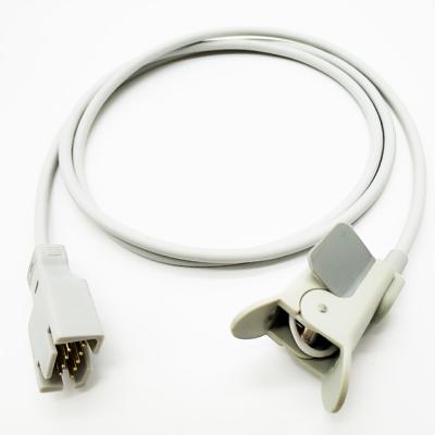 中国 の技術の近位耐久のモニターSPO2センサー指クリップ1.1M長さDP9のピン コネクタ 販売のため