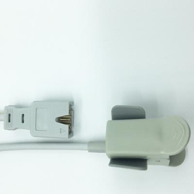 China TPU Spo2 Adapter Cable Pediatric Finger Clip 1.1 Meter  Compatible for sale