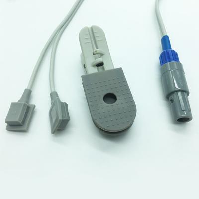 China Adult Ear Clip Spo2 Sensors 3 Meter Cable Medical Materials 6 Months Warranty for sale