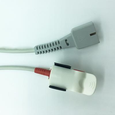 China 1.1 Meter Monitor SPO2 Sensor Reusable Pediatric Finger Clip Nonin For 9002 9303 9302S for sale