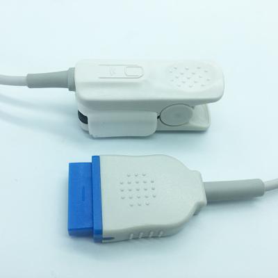 Cina Sensore adulto di  Spo2 della clip del dito di GE 3 Pin Marquette del cavo 11 del tester compatibile in vendita