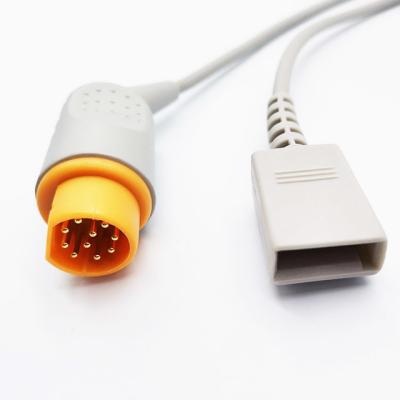 China Conector compatível material médico 13ft 650-203 de Siemens Utá do adaptador de IBP à venda